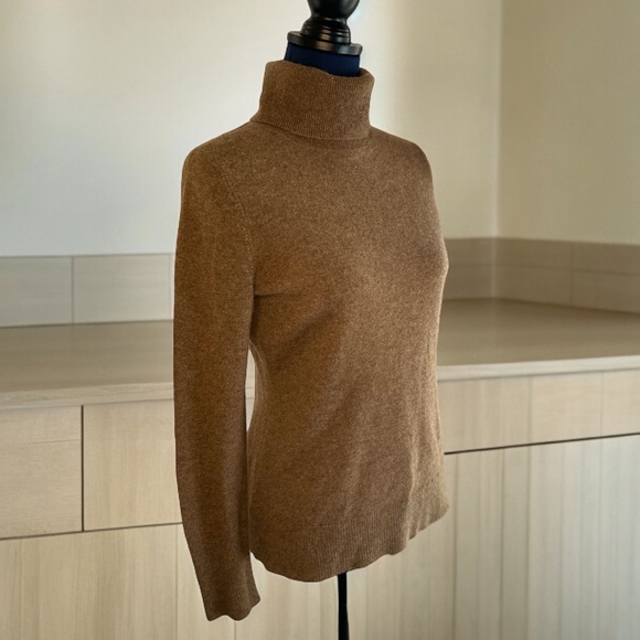 Alex Marie | Sweaters | Euc Alex Marie Brown Cashmere Knit Turtleneck ...